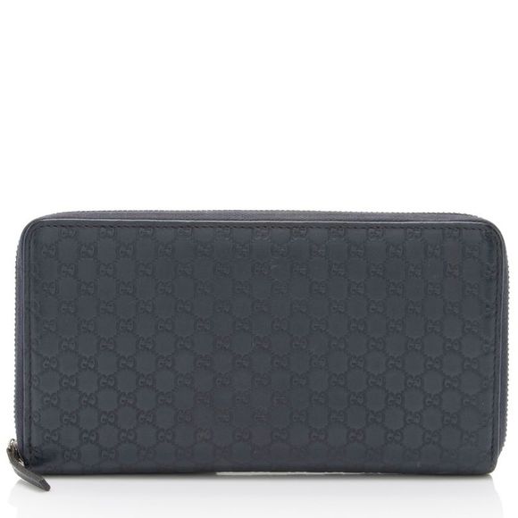 Gucci | Accessories | Gucci Microguccissima Leather Zip Around Large ...